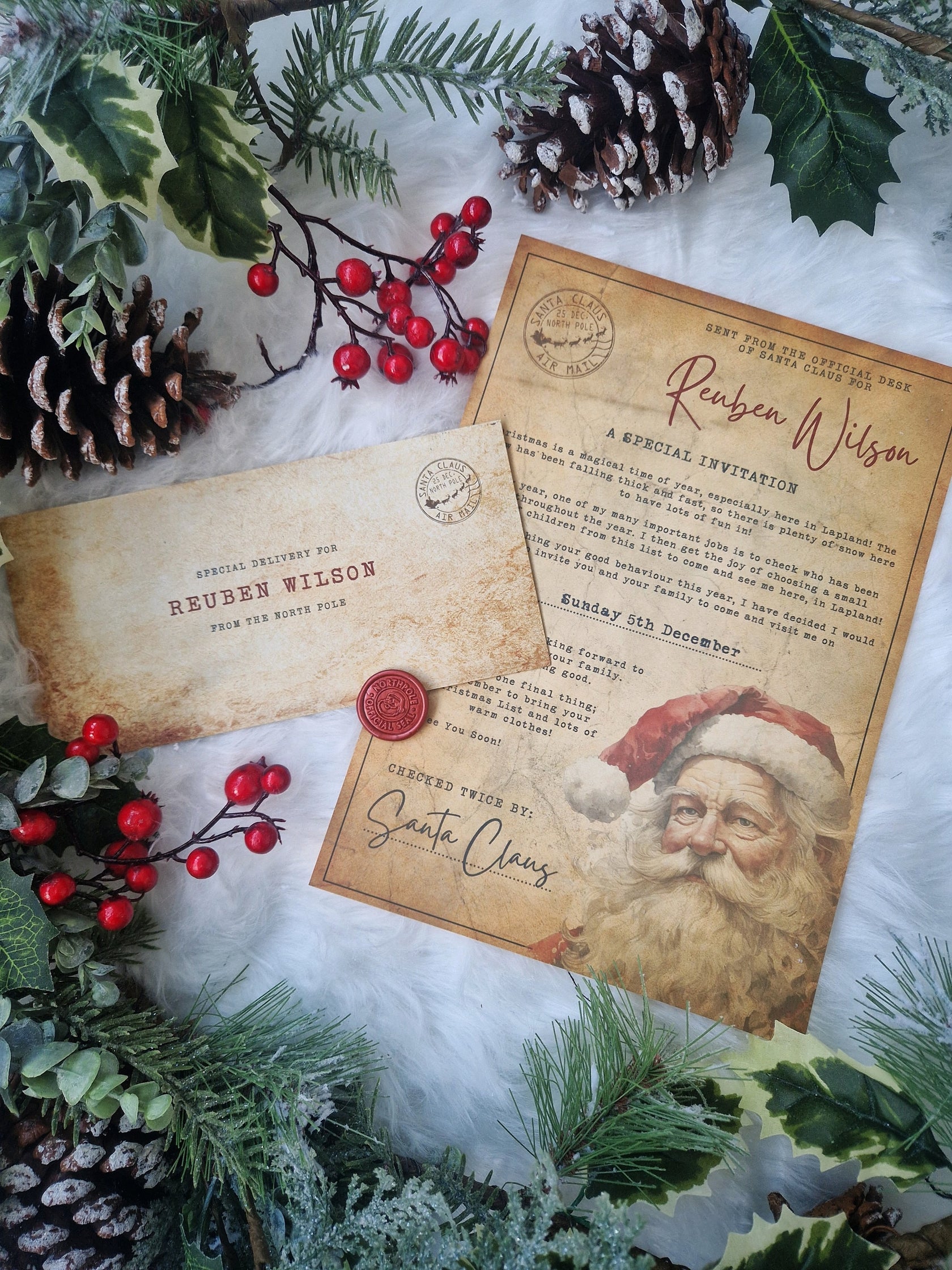 LAPLAND INVITE - Personalised Invitation to Lapland – The Krafty Goose