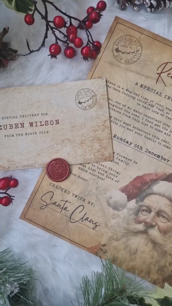 LAPLAND INVITE - Personalised Invitation to Lapland – The Krafty Goose